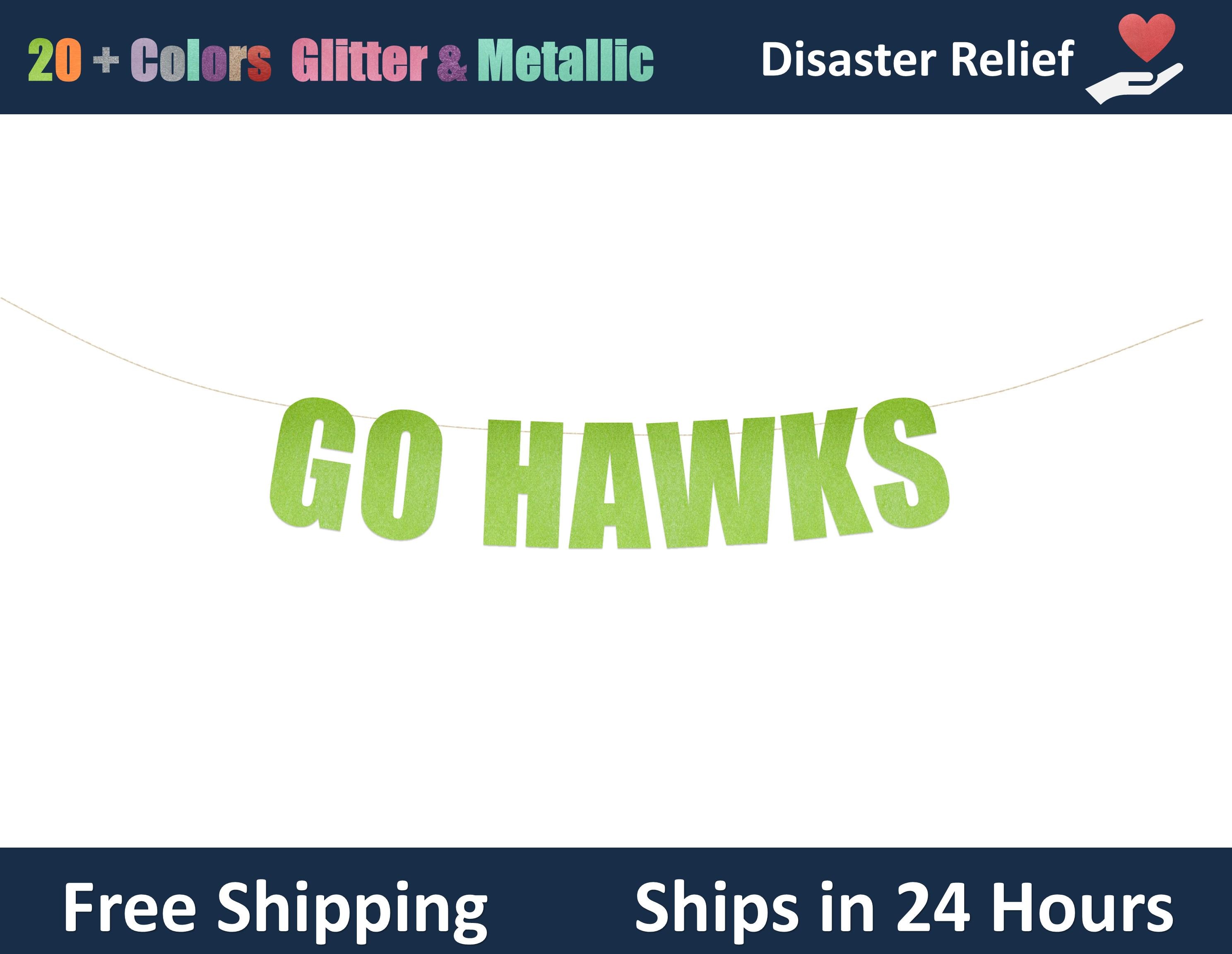 Go Hawks Banner - #12thman, Football Party Sign, College Football Party ...