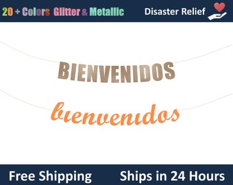 Wedding Bienvenidos Sign - Etsy