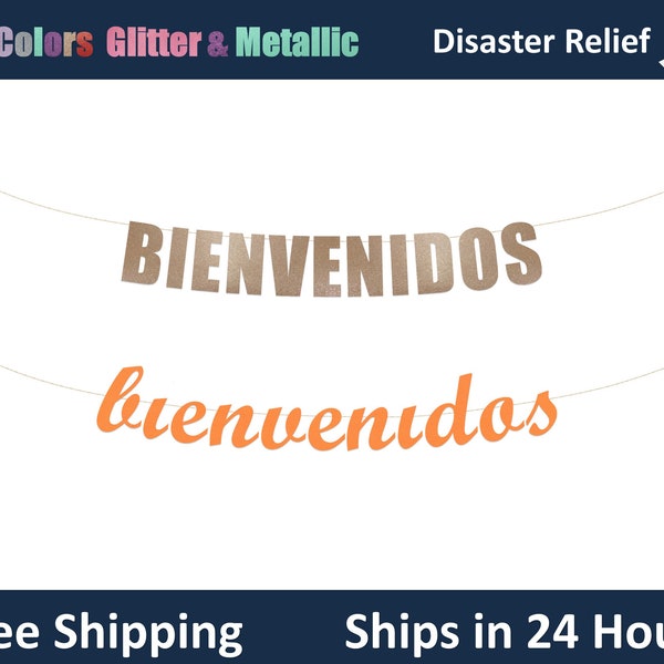 Bienvenidos - Etsy