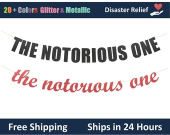 The Notorious One Sign - Etsy