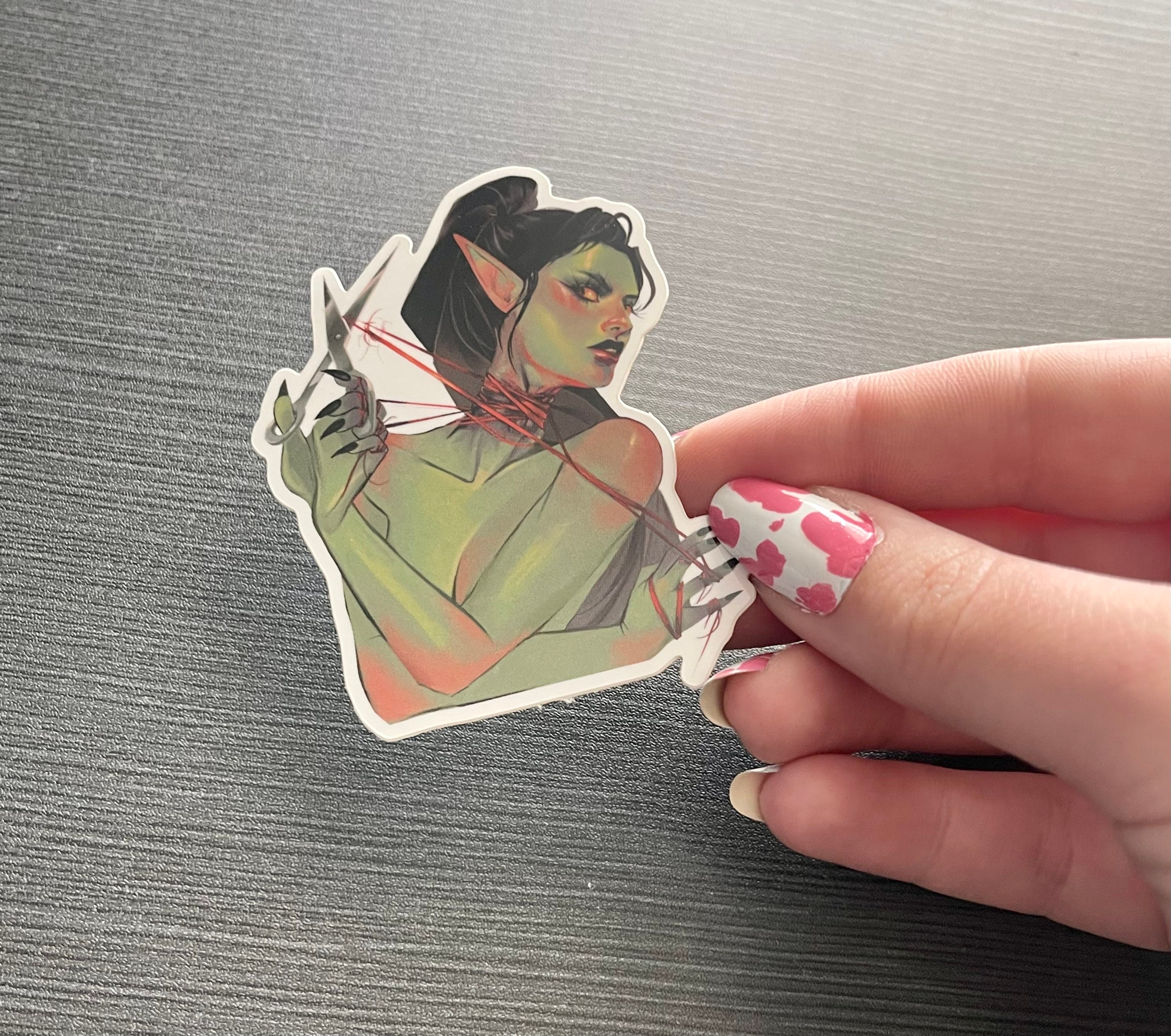 Cut the Cord Sticker Red String of Fate - Etsy