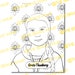 Greta Thunberg Coloring Page // Sheroes : Our Time is Now // Digital ...