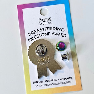 Breastfeeding Milestone Award Pin - 18 Months - Etsy