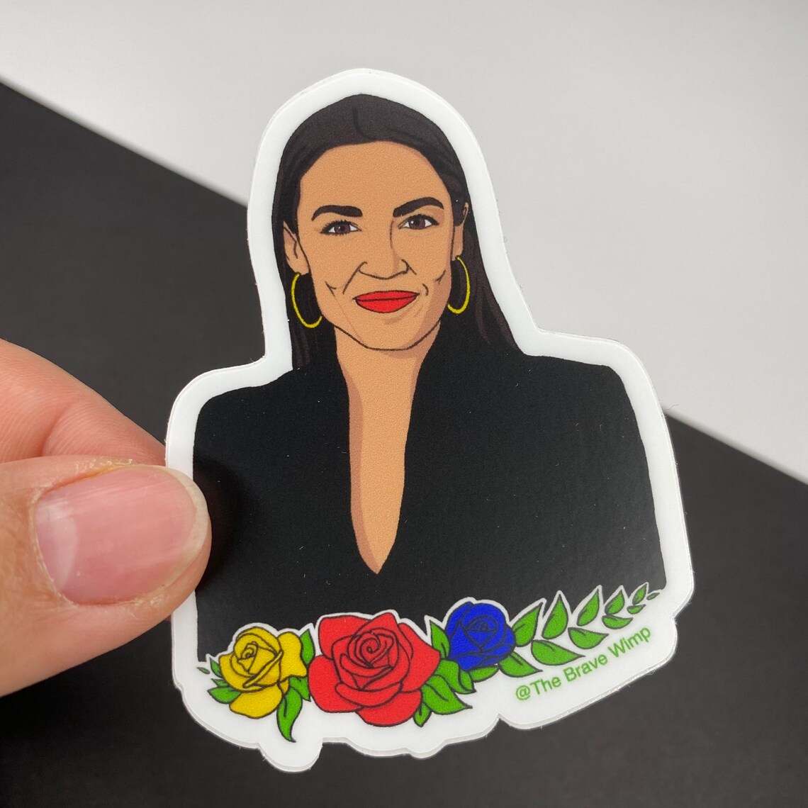 Alexandria Ocasio-cortez Sticker // AOC | Etsy