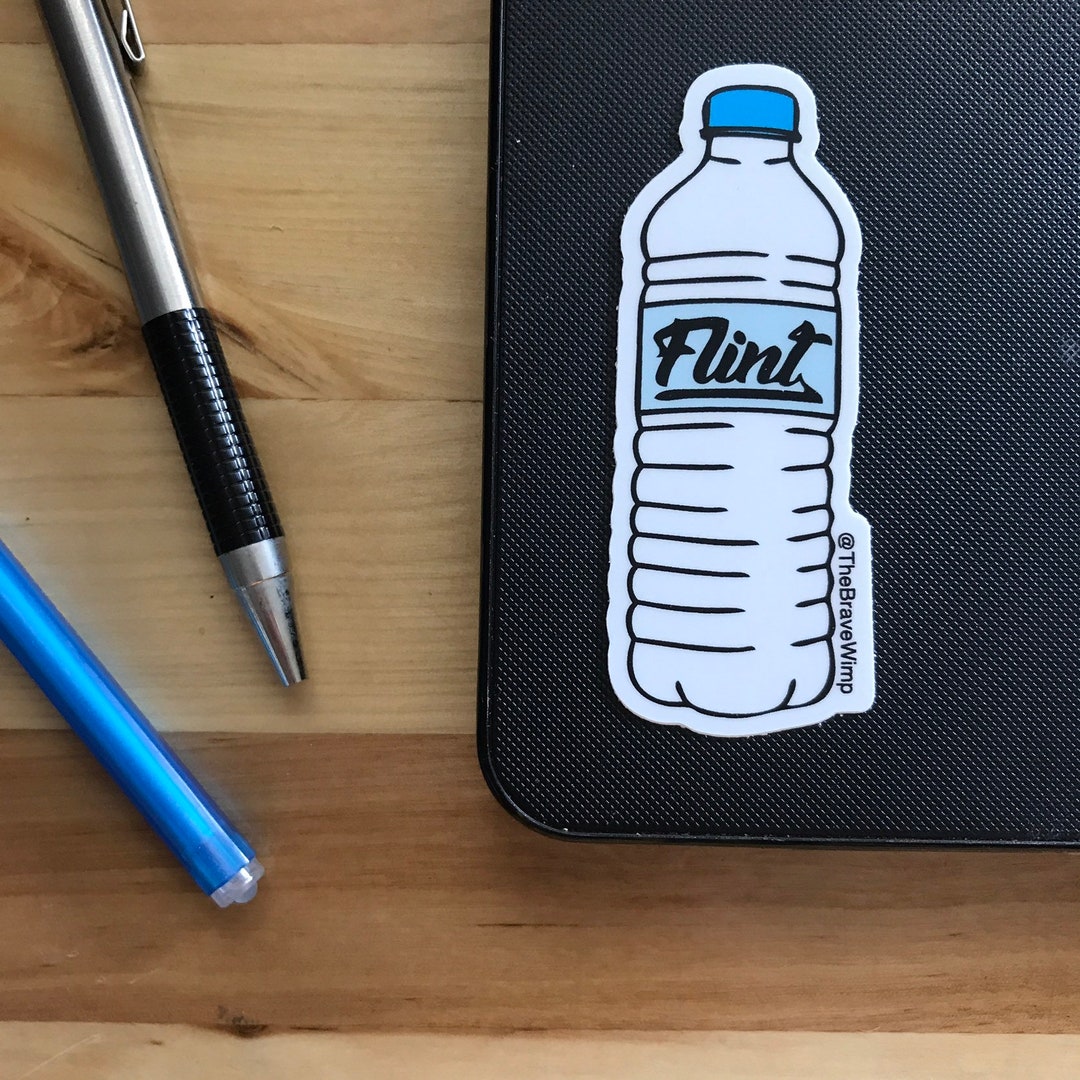 Flint Water Bottle Sticker - Etsy