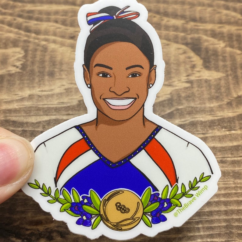 Simone Biles Sticker - Etsy