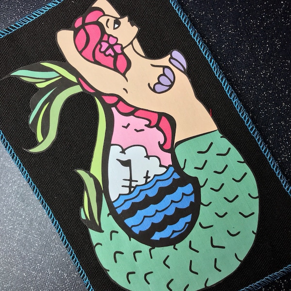 Mermaid Patch - Etsy