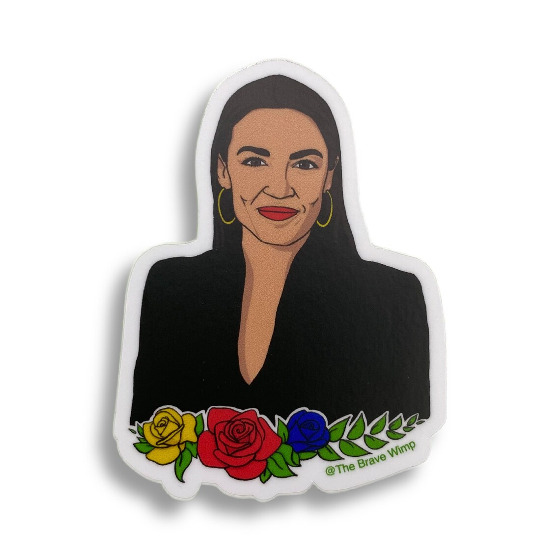 Alexandria Ocasio-cortez Sticker // AOC | Etsy