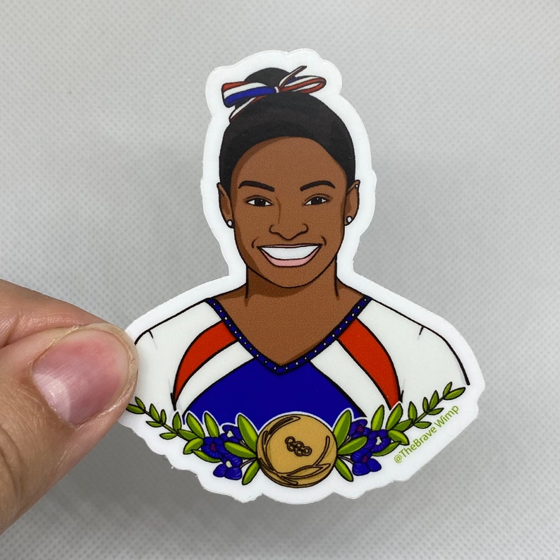 Simone Biles Sticker - Etsy