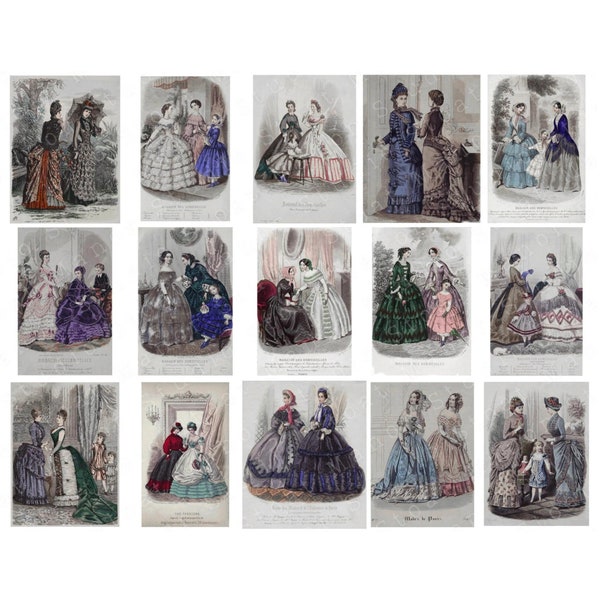Victorian Fashion - Etsy