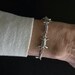 Barbed Wire Chain Bracelet, Punk Rock Bracelet, Silver Chain Jewelry ...