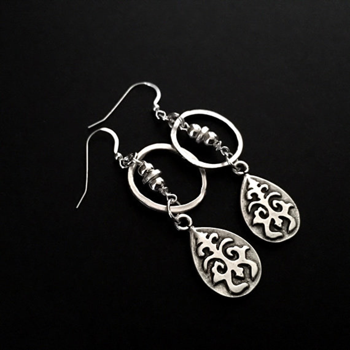 Boho Earrings, Boho Jewelry, Silver Earrings, Festival Jewelry, Hippie ...
