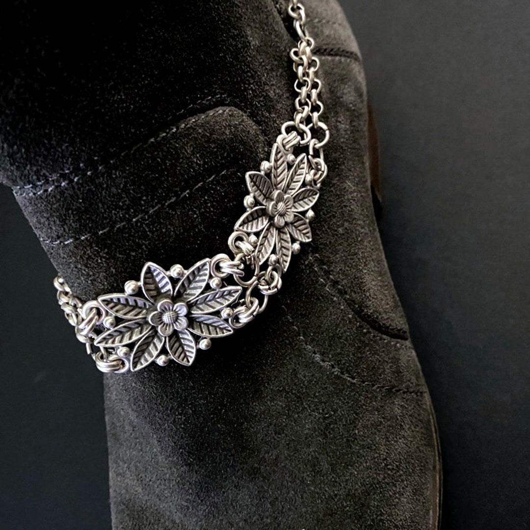 Boot Bracelet, Boot Jewelry, Shoe Jewelry, Boot Accessories, Boot Chain ...