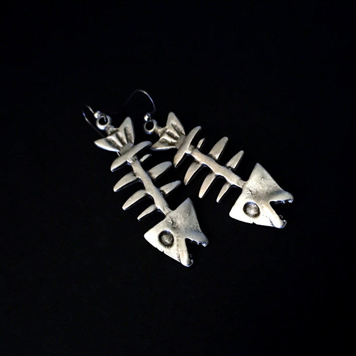 Fish Earrings Nature Jewelry Fish Dangles Beach Themed | Etsy