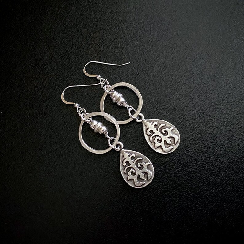 Boho Earrings, Boho Jewelry, Silver Earrings, Festival Jewelry, Hippie ...