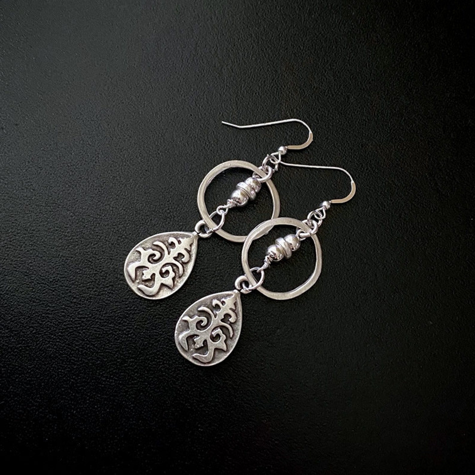 Boho Earrings, Boho Jewelry, Silver Earrings, Festival Jewelry, Hippie ...