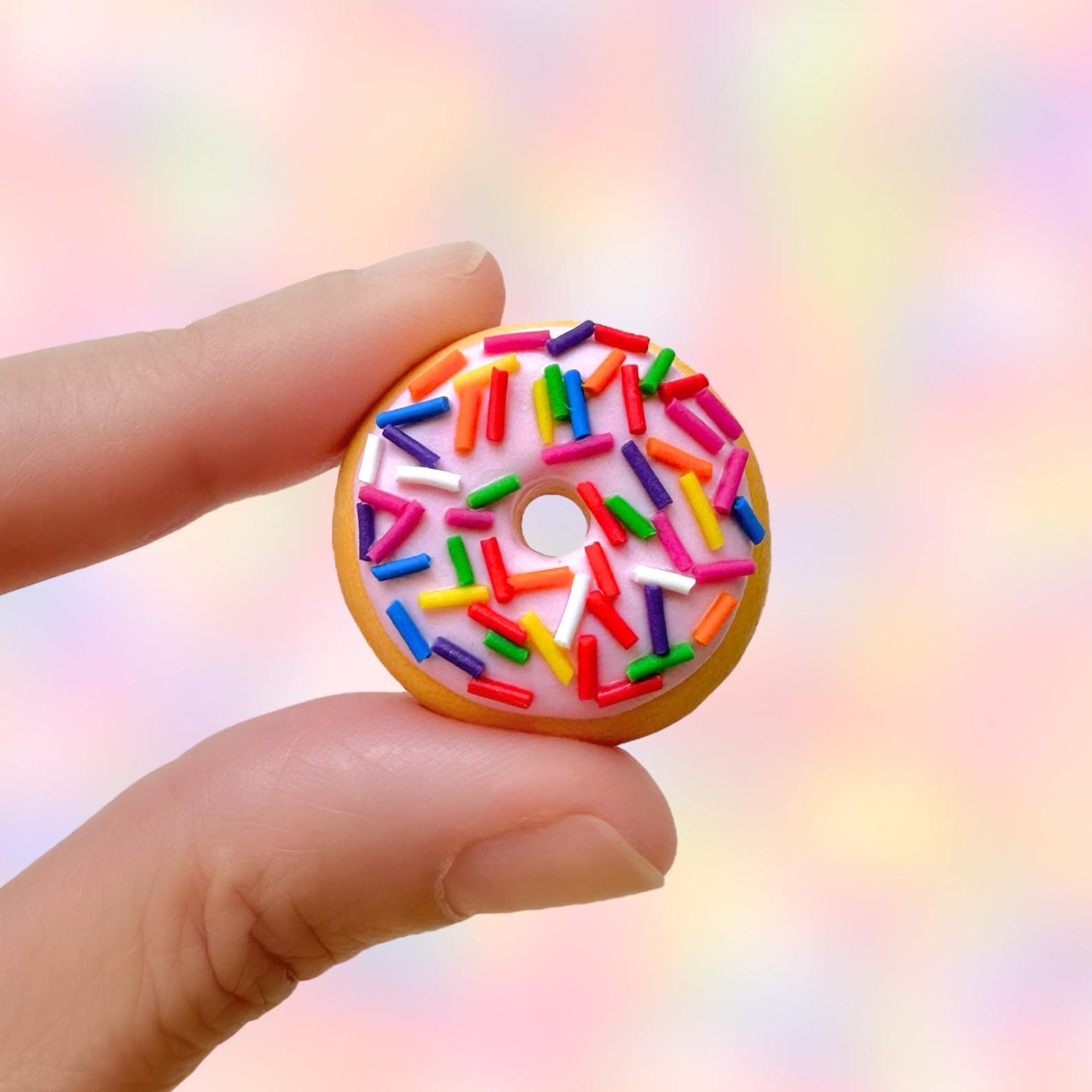 Frosted Donut Fridge Magnets, Food Magnet, Locker Magnet, Gift for ...