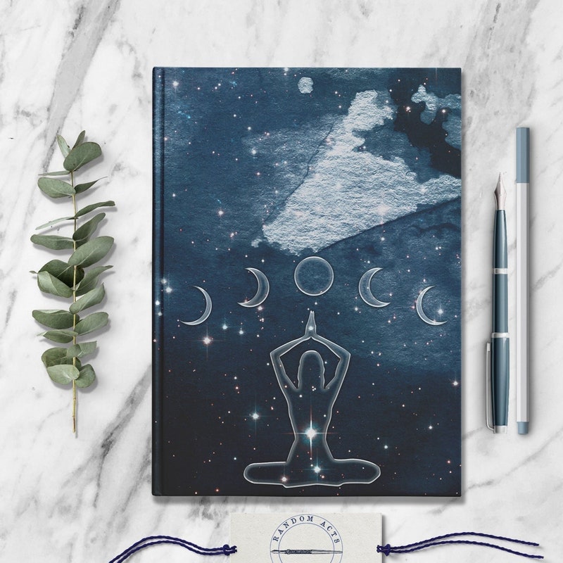 Yoga Notebook Moon Phase - Etsy