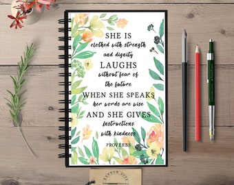 Bible verse notebook | Etsy