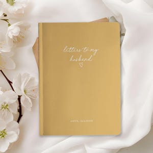 Letters to My Husband - Custom Husband Memory Journal - Personalized ...