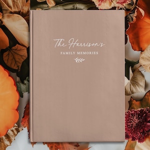 Family Memories Book - Personalized Family Stories - Heirloom Journal ...