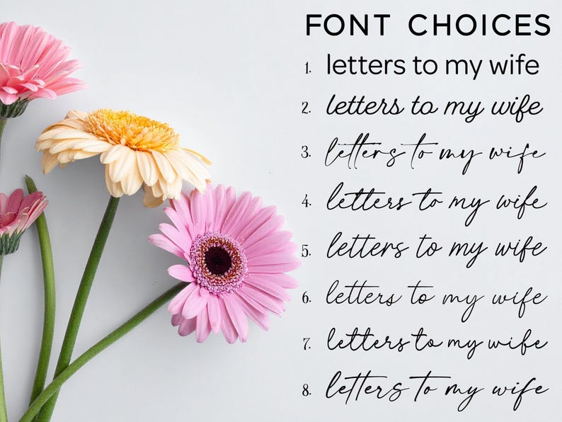 Letters to My Wife - Custom Partner Memory Journal - Personalized Dear ...