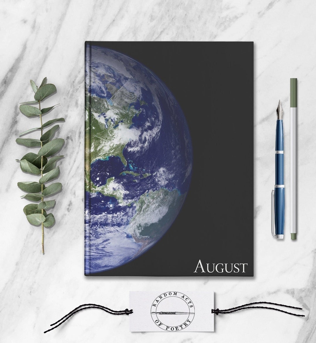 Planet Earth Personalized Travel Notebook Custom Name Journal ...