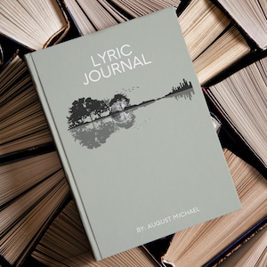 Personalized Lyric Journal Custom Songwriters Notebook Musician Song ...