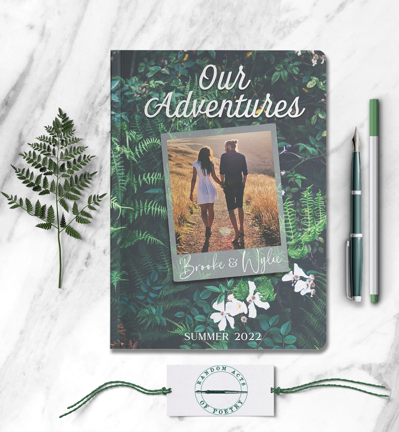 Our Adventures Personalized Couple Notebook Custom Photo - Etsy