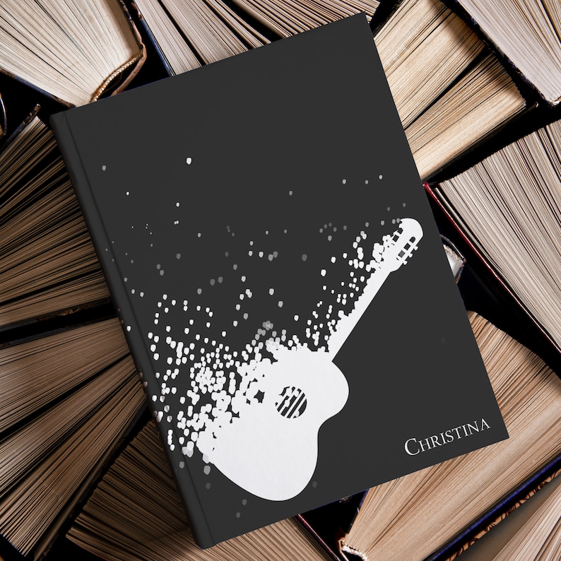 Personalized Guitar Journal Custom Songwriter Notebook - Etsy