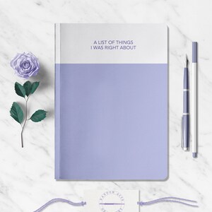 Simple Writing Personalized Quote Notebook Custom Name Journal ...
