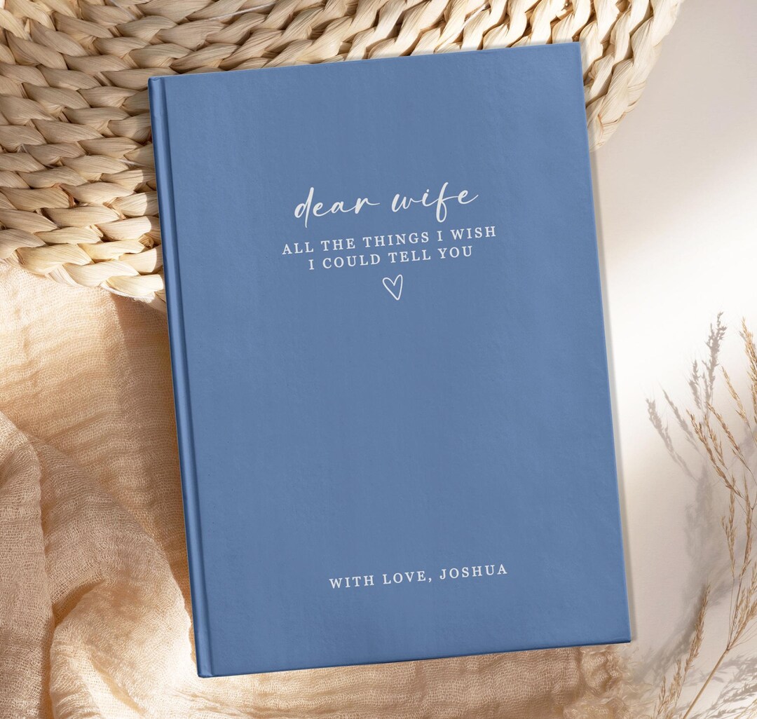 Letters to My Wife - Custom Dear Wife Journal - Personalized Wife ...