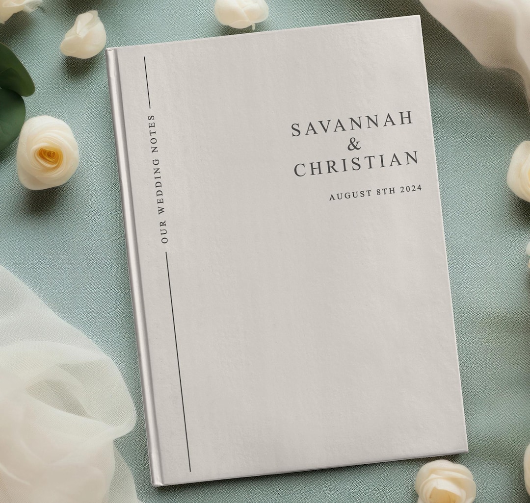 Our Wedding Notes - Custom Couple Journal - for the Big Day - Bride to ...