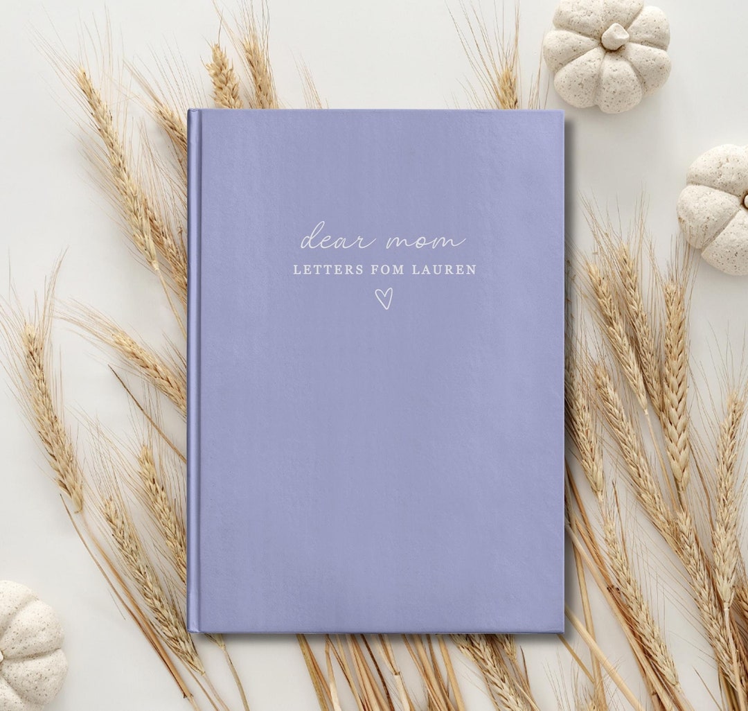 Dear Mom - Custom Letters to Mom Journal - Personalized Mama Notebook ...