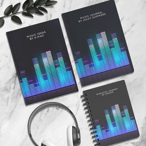 Personalized Music Journal Custom Songwriters Notebook Musician Song ...