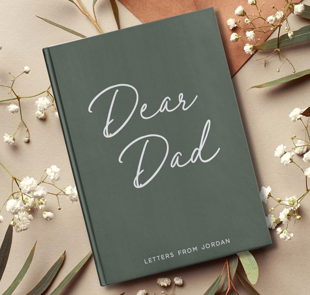 Letters to Dad - Personalized Dear Dad Notebook - Custom Memory Miss ...
