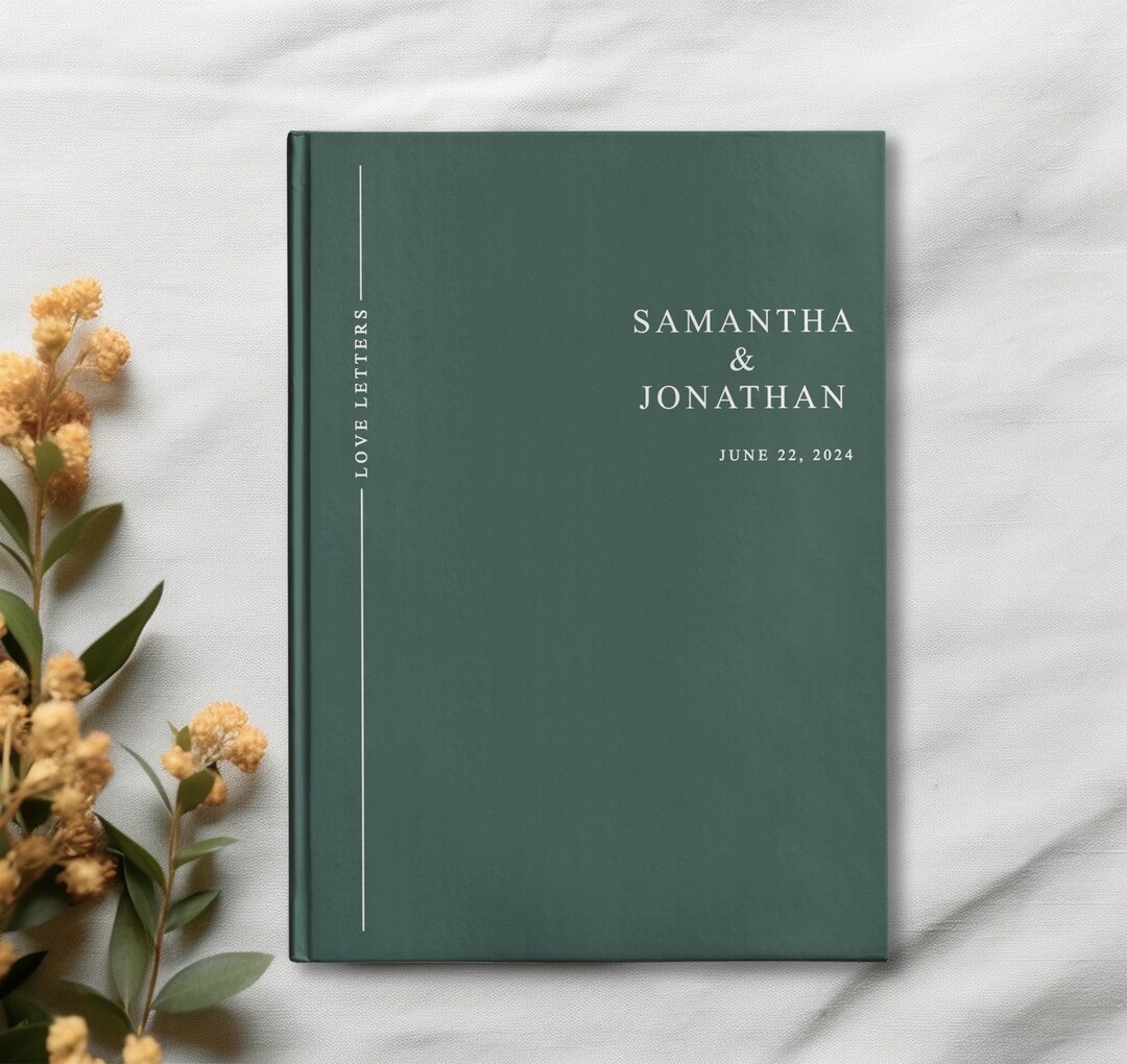 Love Letters Journal Personalized Couples Notebook Custom First ...