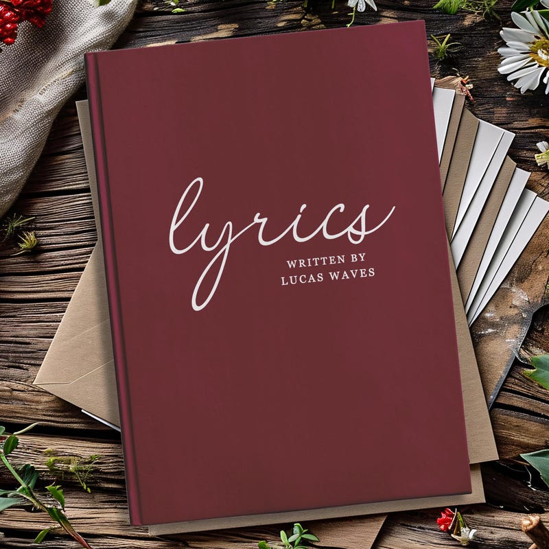 Lyric Journal Notebook - Etsy