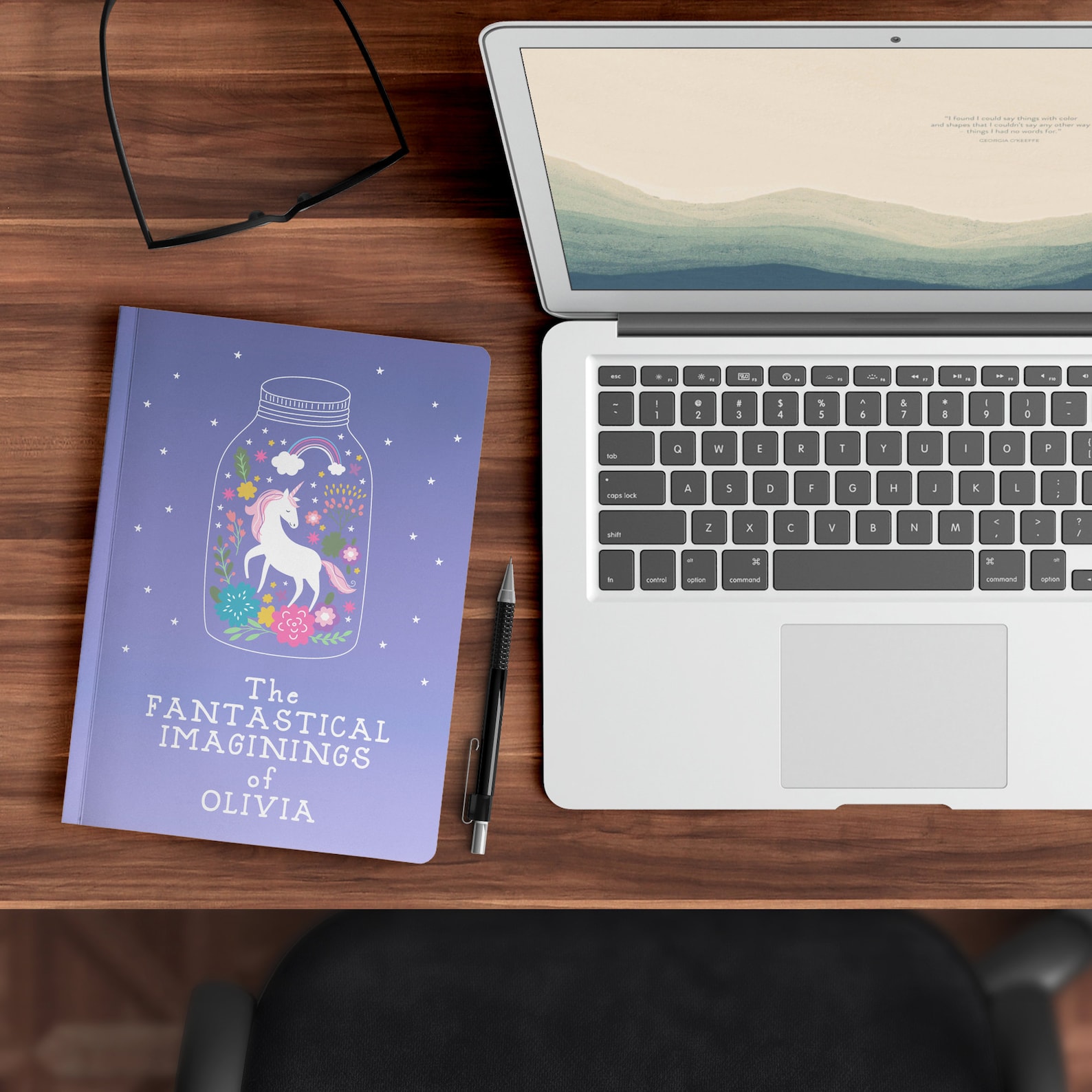 Unicorn Journal Personalized Kids Notebook Custom Girls Dream | Etsy