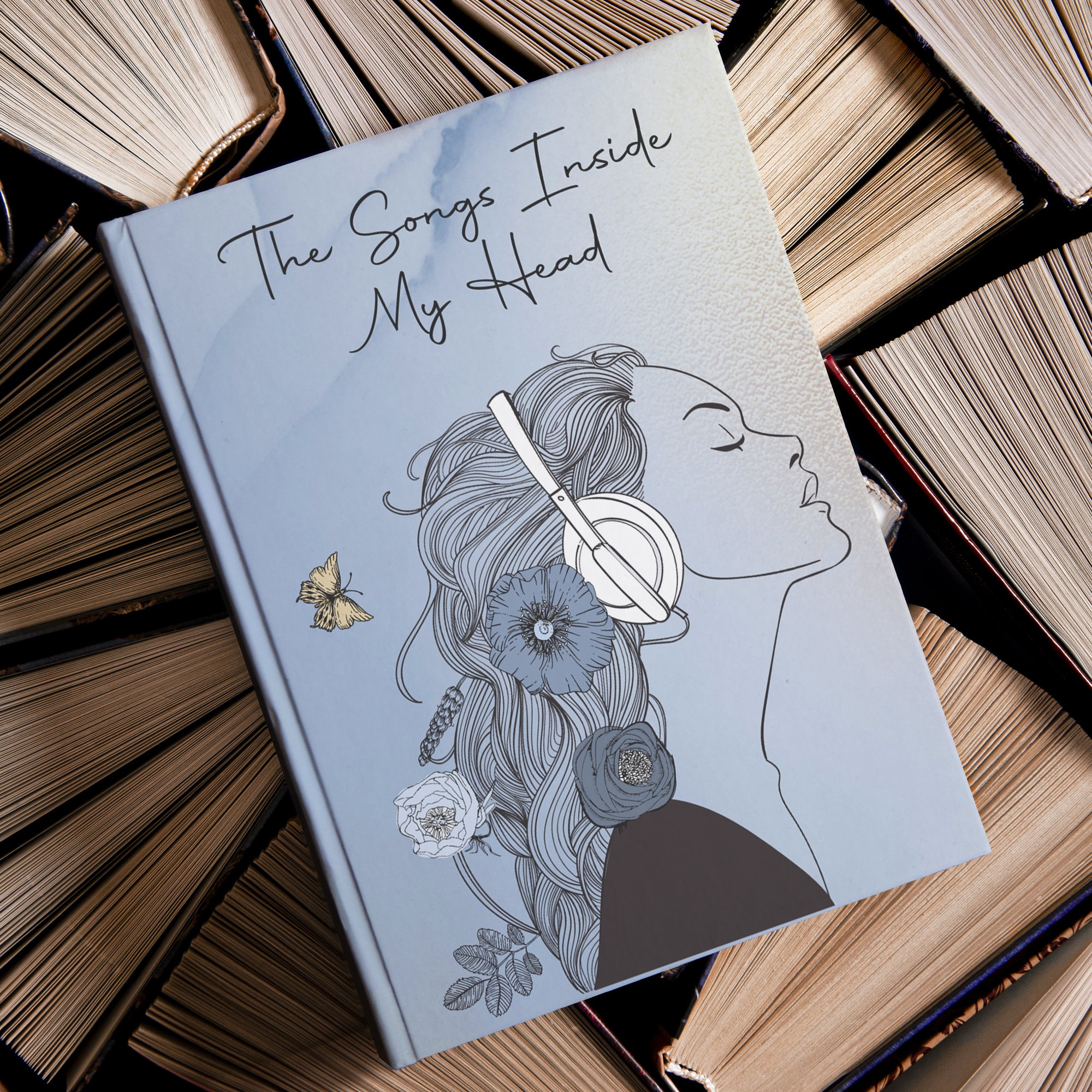 Songs Inside My Head - Personalized Songwriter's Journal - Custom Music ...