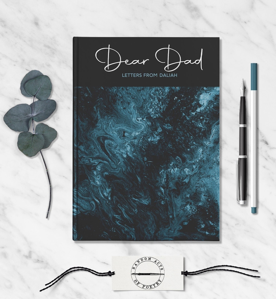 Dear Dad Personalized Memory Notebook Custom Daddy Miss You Journal ...