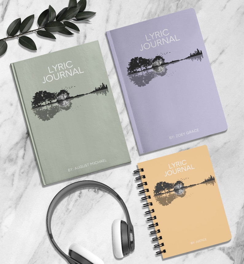 Personalized Lyric Journal - Musician's Songwriting Notebook - Custom ...