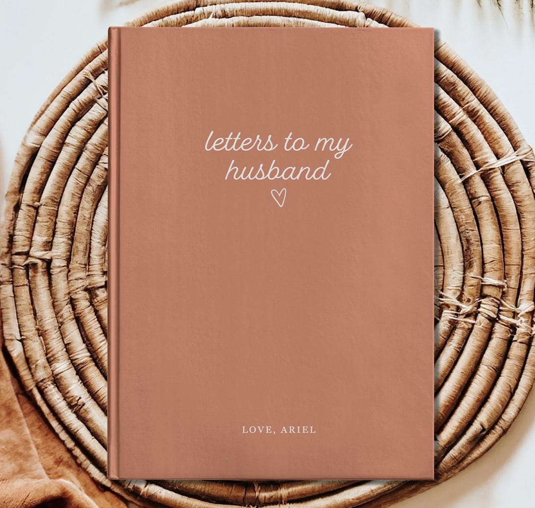 Letters to My Husband - Custom Husband Memory Journal - Personalized ...