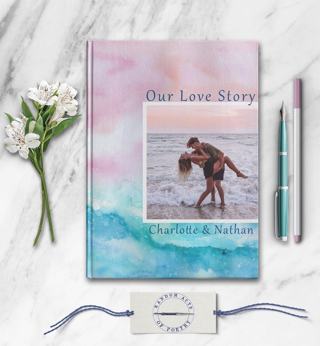Our Love Story Personalized Couple Notebook Custom Boyfriend Girlfriend ...