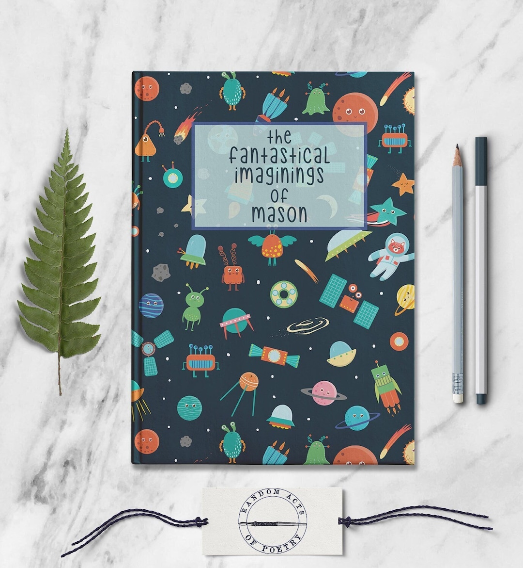 Personalized Outer Space Journal - Custom Galaxy Notebook Gift - Etsy