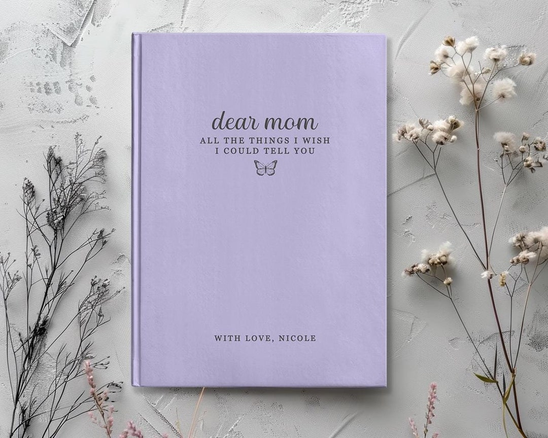 Dear Mom Personalized Letters to Mom Journal Custom Mama Memory ...