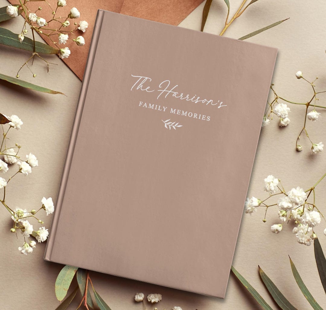 Family Memories Book - Personalized Family Stories - Heirloom Journal ...