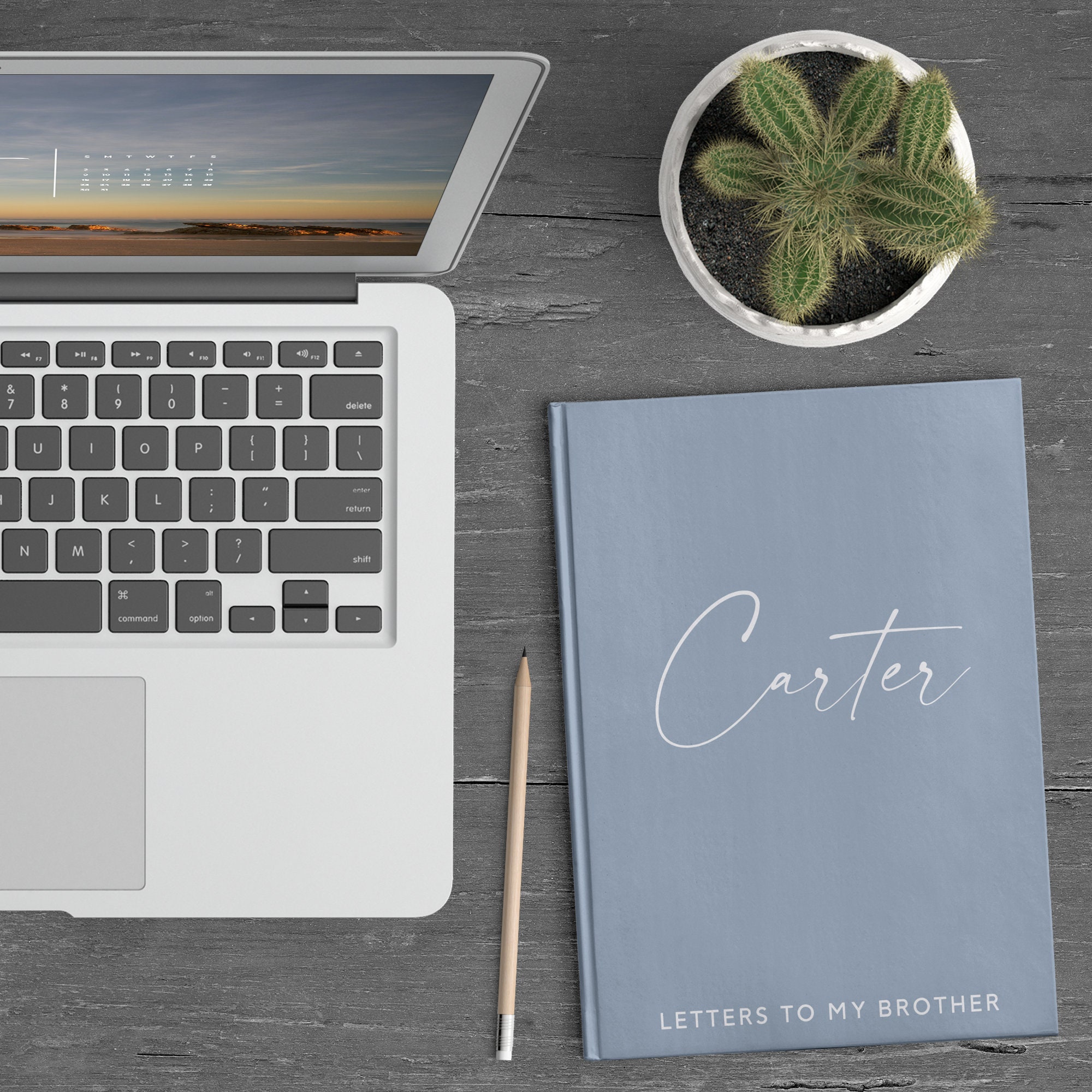 Letters to My Brother - Personalized Memory Journal - Custom Name ...