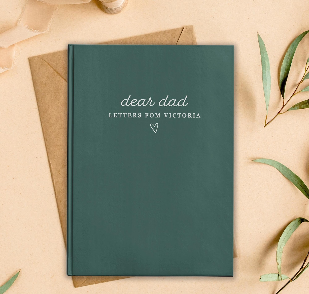 Dear Dad Journal - Custom Letters to My Dad Notebook - Personalized Dad ...