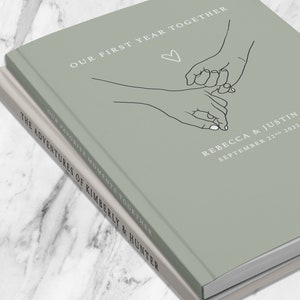 Our First Year Together - Personalized Couple Notebook - Custom ...
